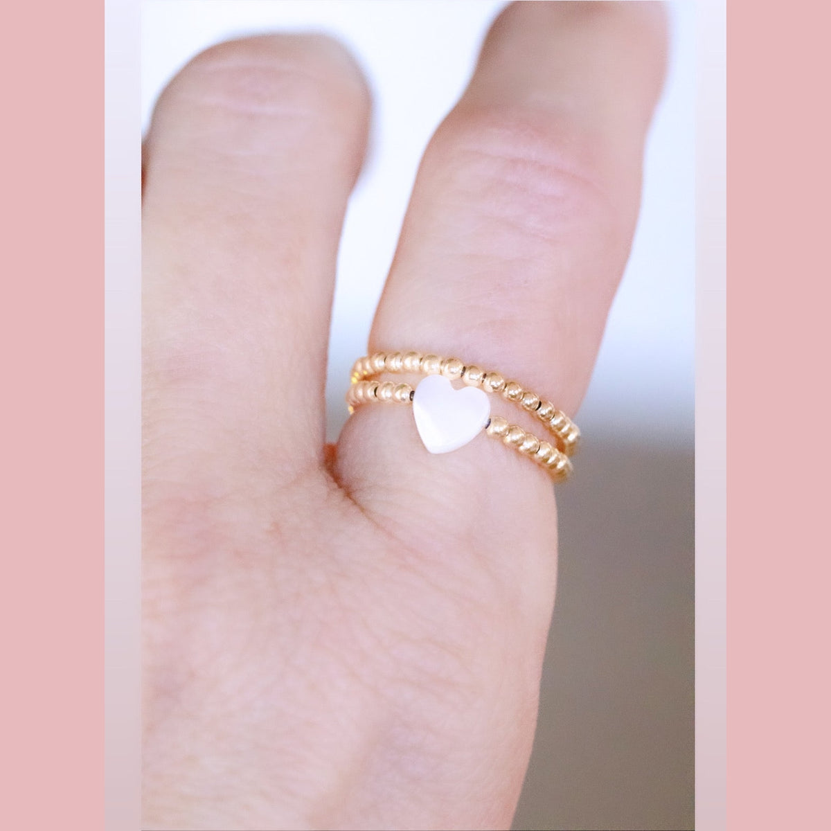 Natural Shell Ring | The Neon Cactus Studio